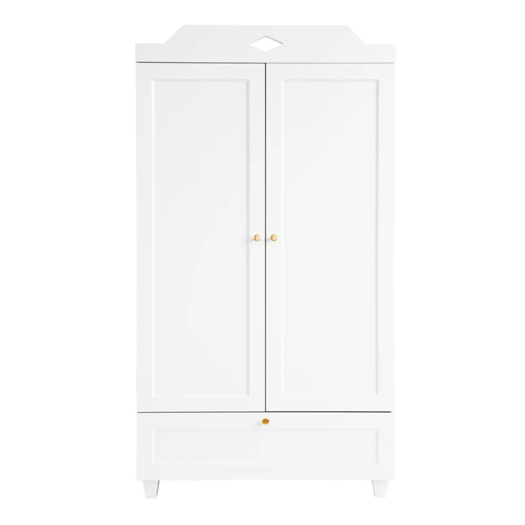 Armoire Luca Wardrobe FSC - Blanc