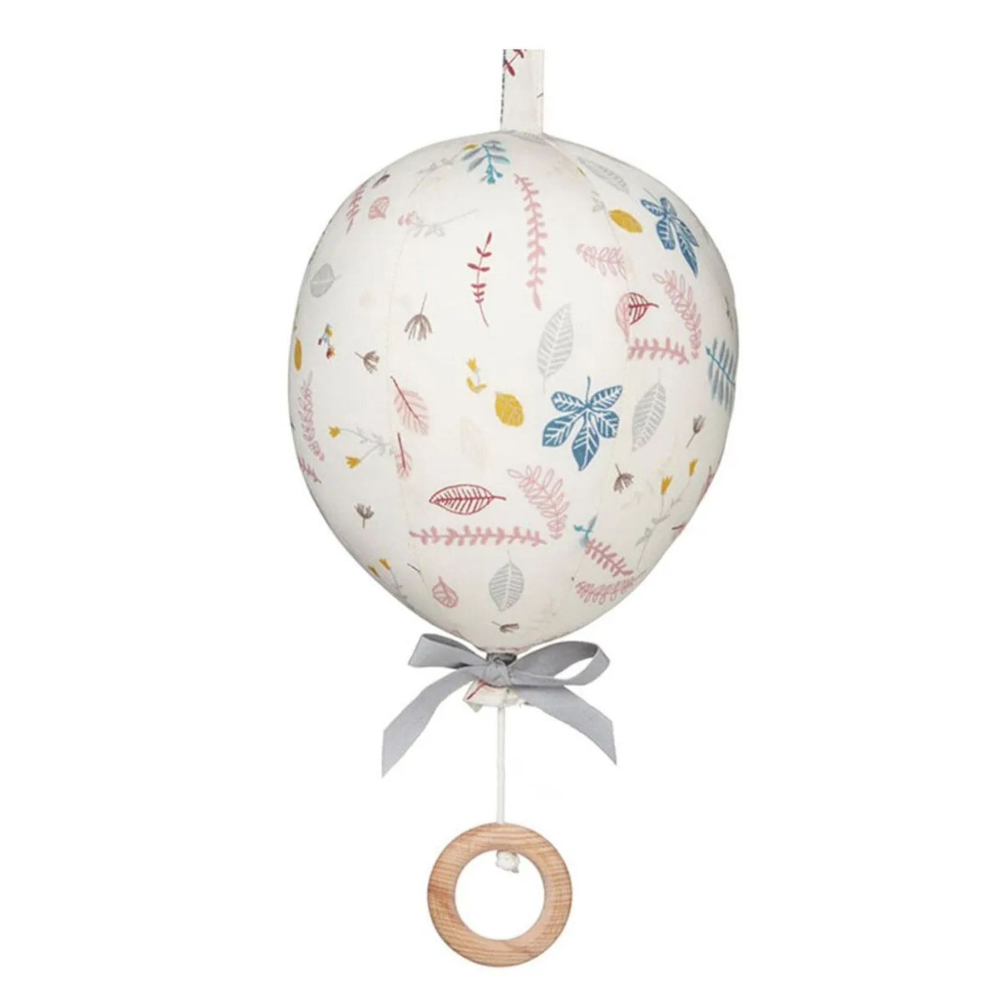 Mobile musical Ballon Pressed Leaves Rose - OCS