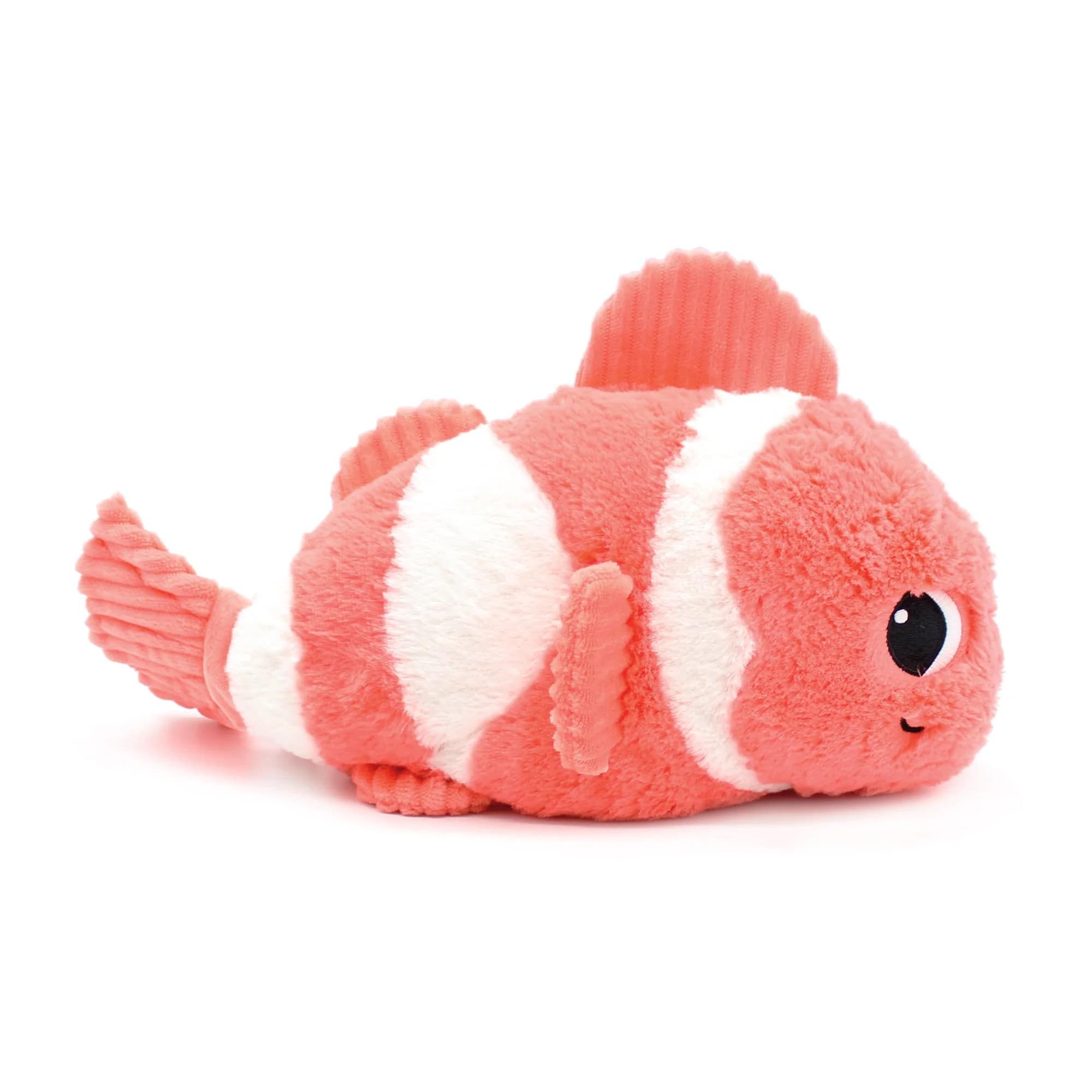 Peluche Les Ptipotos poisson clown maman et bébé Corail
