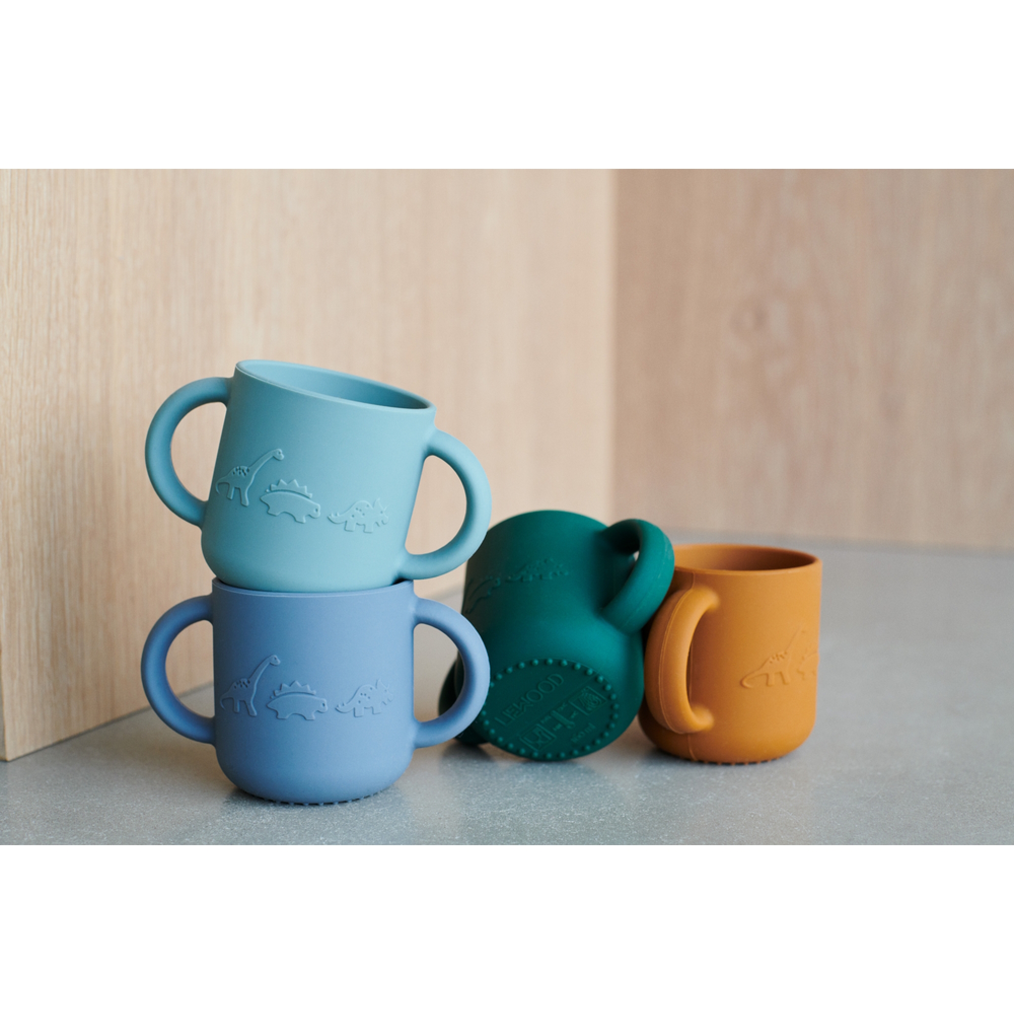 Lot de 2 tasses à anses Rabbit Mustard